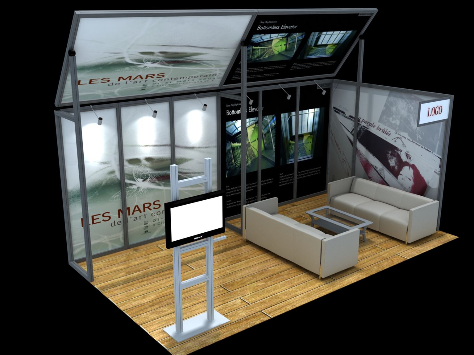 Stand Fieristici esempi di realizzazione e allestimento | ALU4Expo